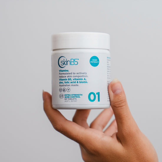 Extra Strength Acne Control Vitamins | 60 Tablets | SkinB5™ Official ...